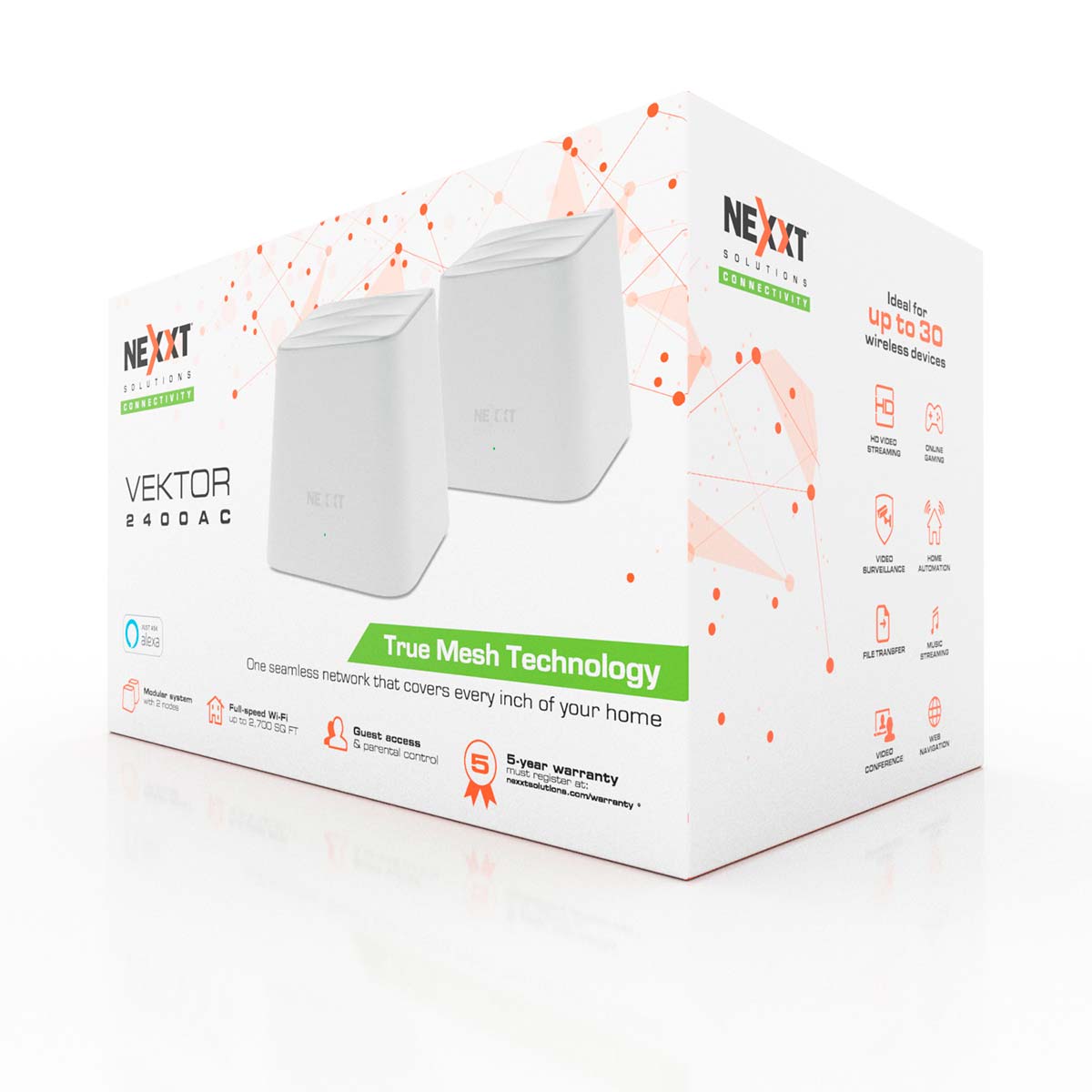Wifi de Malla NEXXT Vektor 2400 ac - MACRO Wifi de Malla NEXXT Vektor 2400 ac - MACRO